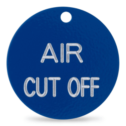 Custom Engraved Powder-Coated Anodized Aluminum Valve Tags – Craftmark ...