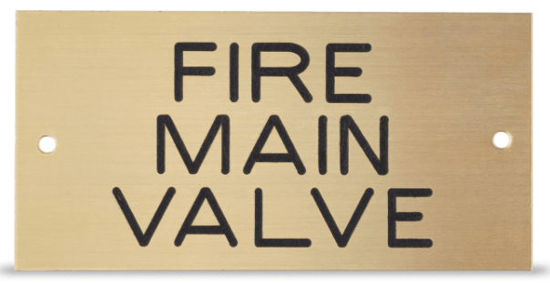 Brass & Stainless Steel Engraved Nameplates & Signs – Craftmark Pipe ...